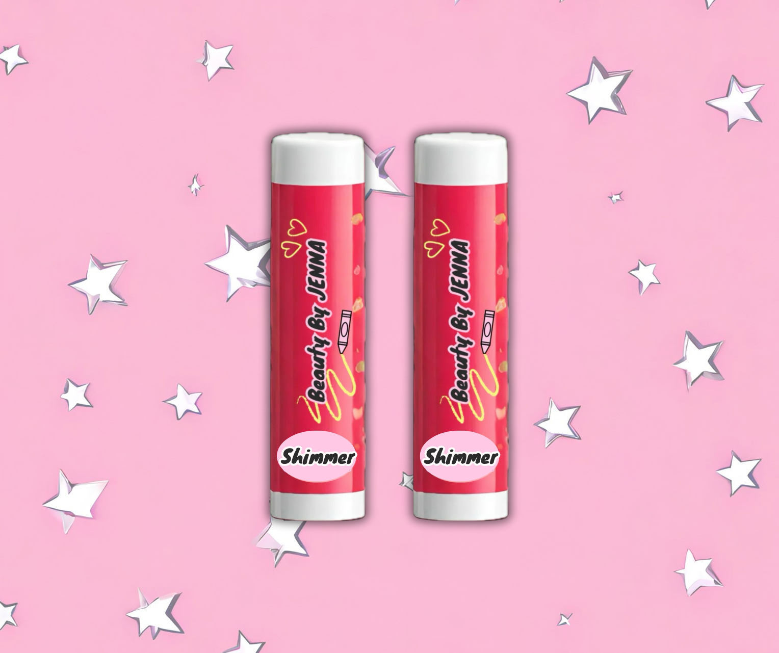 2 Pack - Shimmer Tinted Lip Balm – Beauty By Jenna